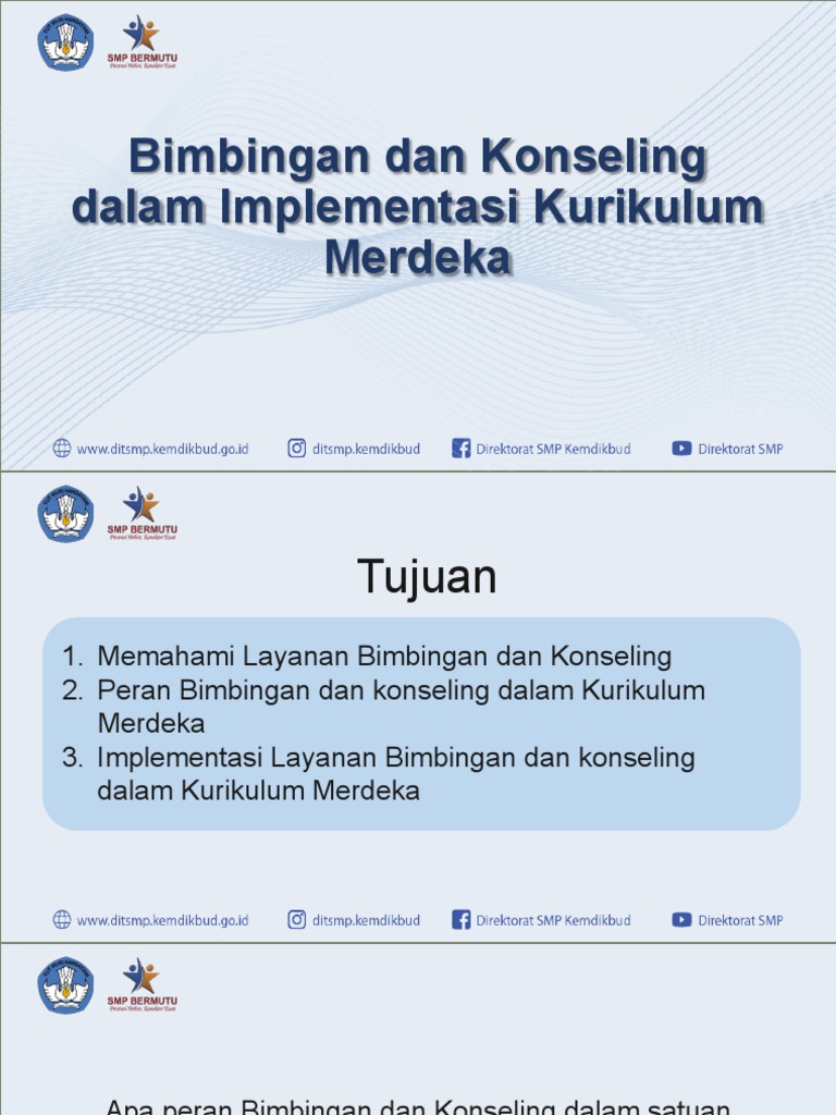 Materi 5 - Bimbingan Dan Konseling Dalam Implementasi Kurikulum Merdeka | PDF