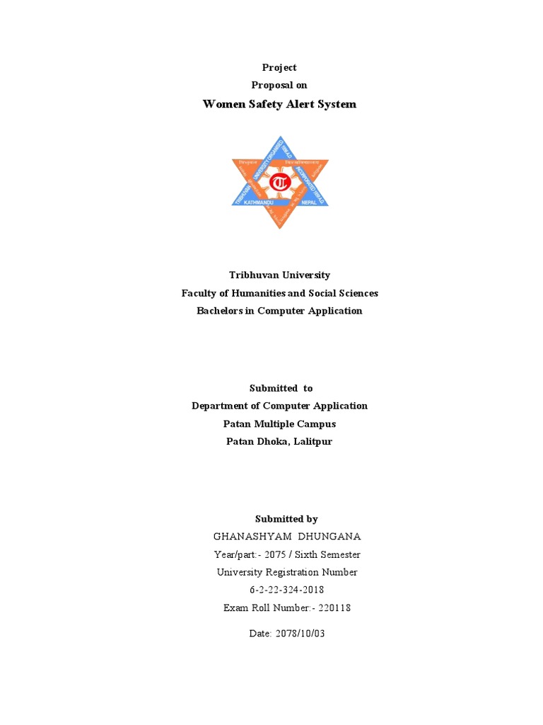 Women Safety Alert System Proposal | PDF | System | Computer Science