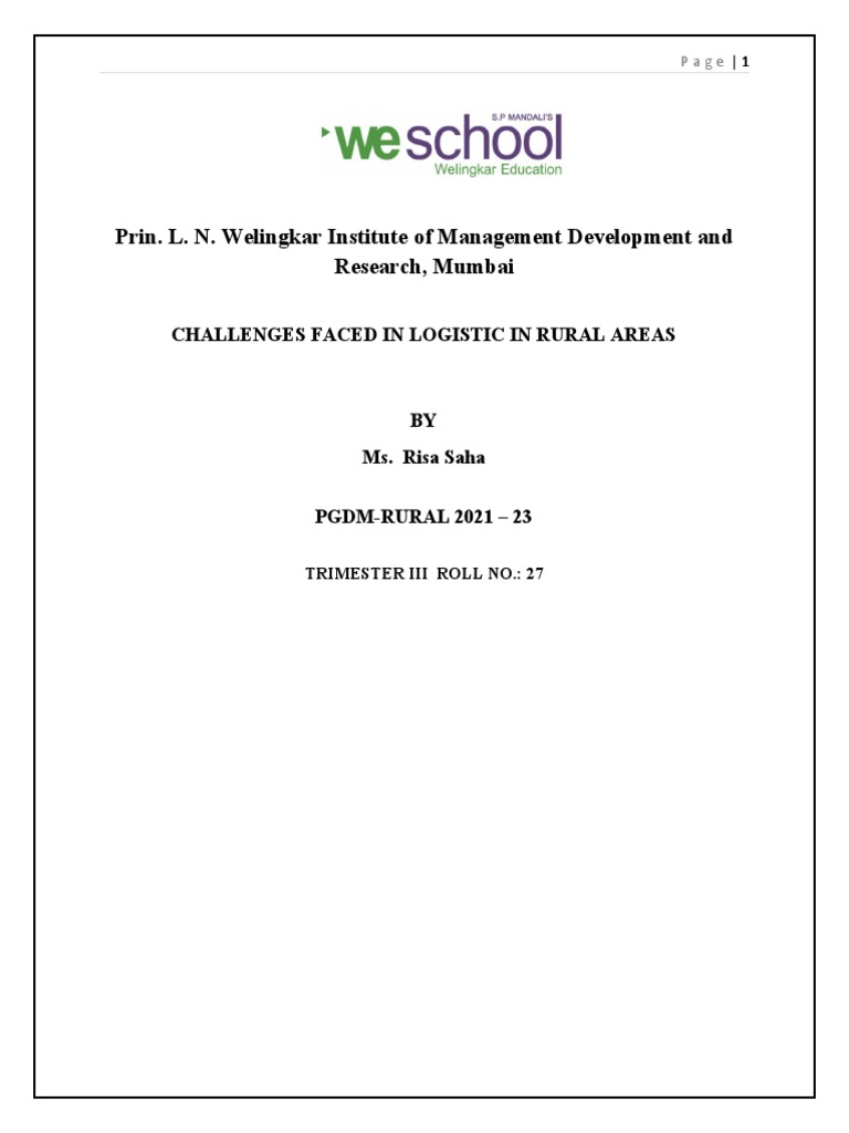 AIIMS Report | PDF | Logistics | Supply Chain Management