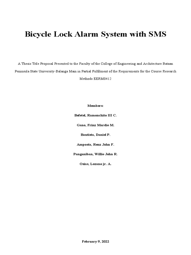 MANUSCRIPT-FINAL | PDF | Security Alarm | Computer Engineering