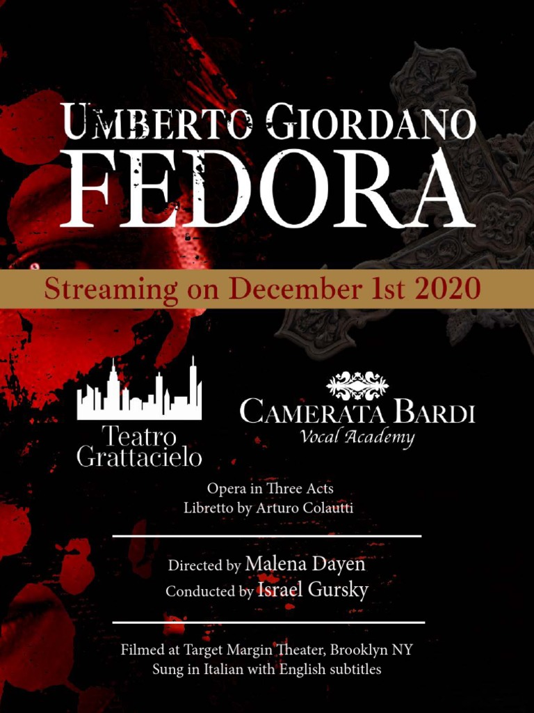 Fedora Program | PDF | Opera | Compositions