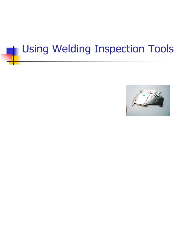 Welding Inspection Tools | PDF