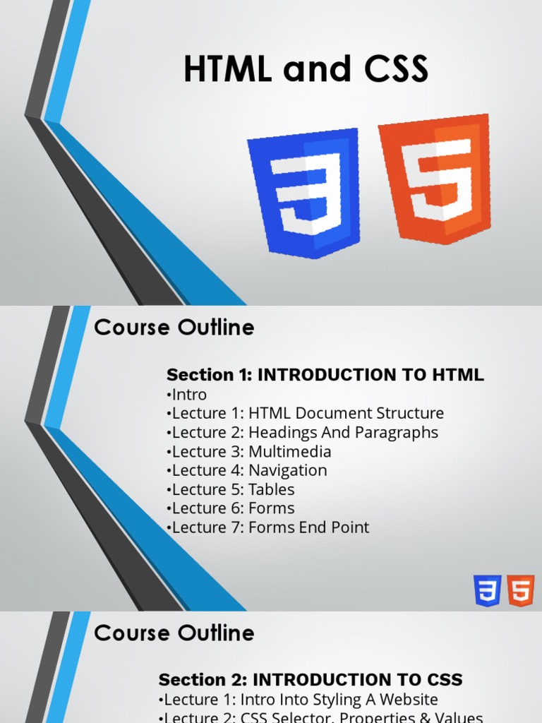 HTML and Css | PDF