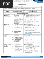 Self-Assessment Guide Qualification: Masonry NC Ii Lay Concrete Hollow ...
