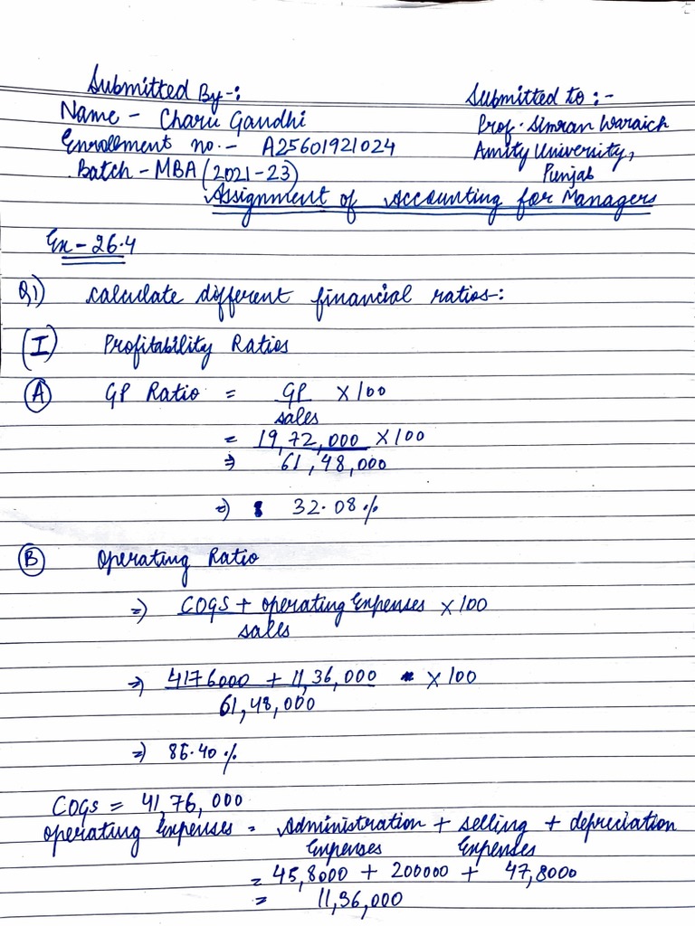 Accounts Assignment | PDF | Teaching Methods & Materials