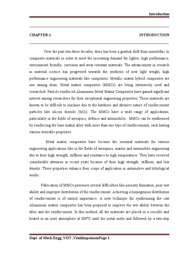 03 Introduction | PDF | Composite Material | Metals