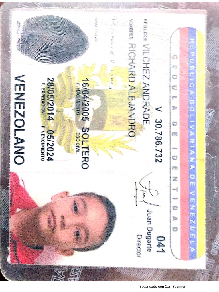 Cédula Richard A | PDF