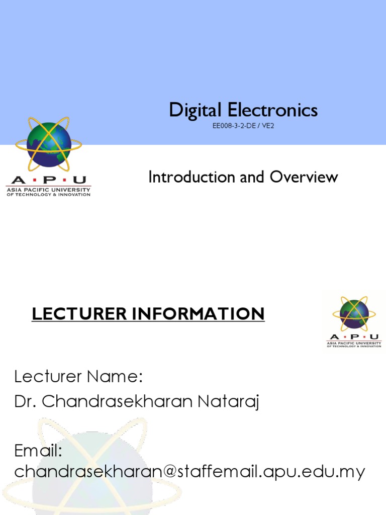 Introduction to Digital Electronics | PDF | Electronic Circuits ...