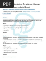 Sample GRC Certify Questions | PDF
