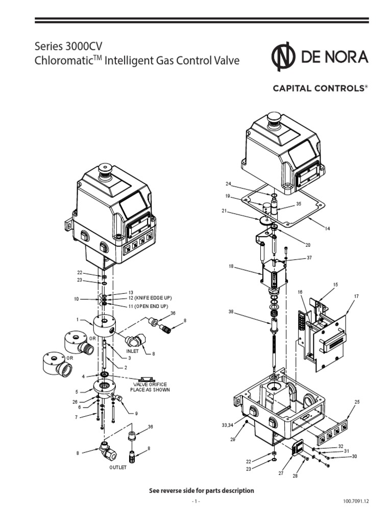 Series 3000CV Chloromatic Intelligent Gas Control Valve: Capital ...