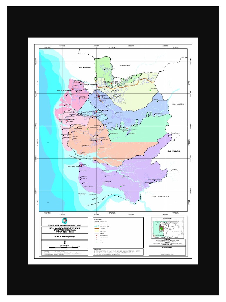 Peta Kabupaten Kubu Raya 1 | PDF