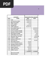 Practice Exercise - Adjusting Entries Worksheet | PDF | Expense | Interest