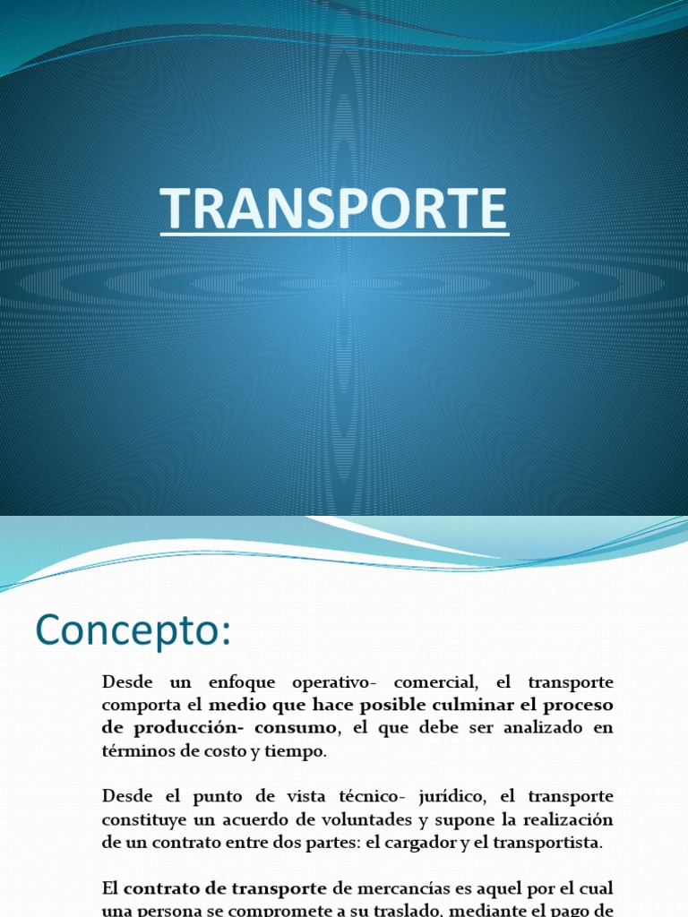 5 Transportes | PDF | Transporte | Comercio