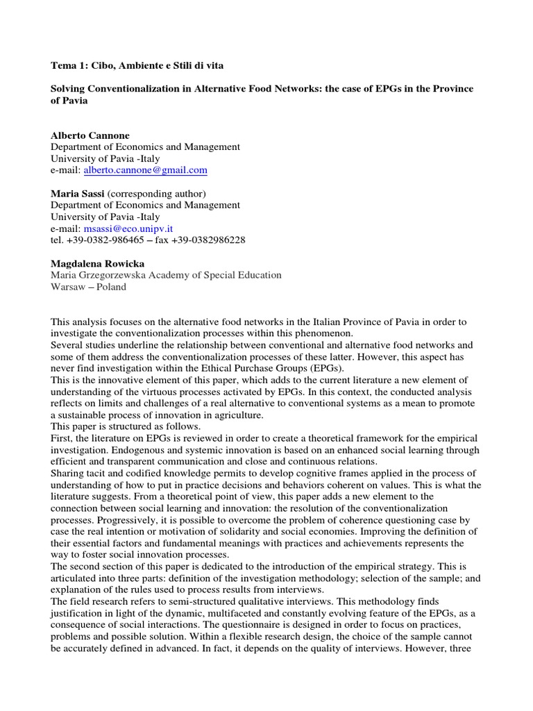 Conventionalization EPGs Abstract | PDF | Innovation | Psychological Concepts