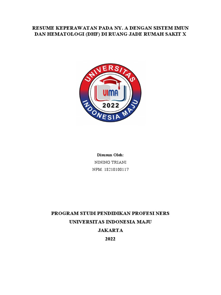 Resume Sistem Imun Hematologi (DHF) | PDF
