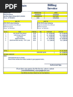 Laundry Bill Format 01 | PDF