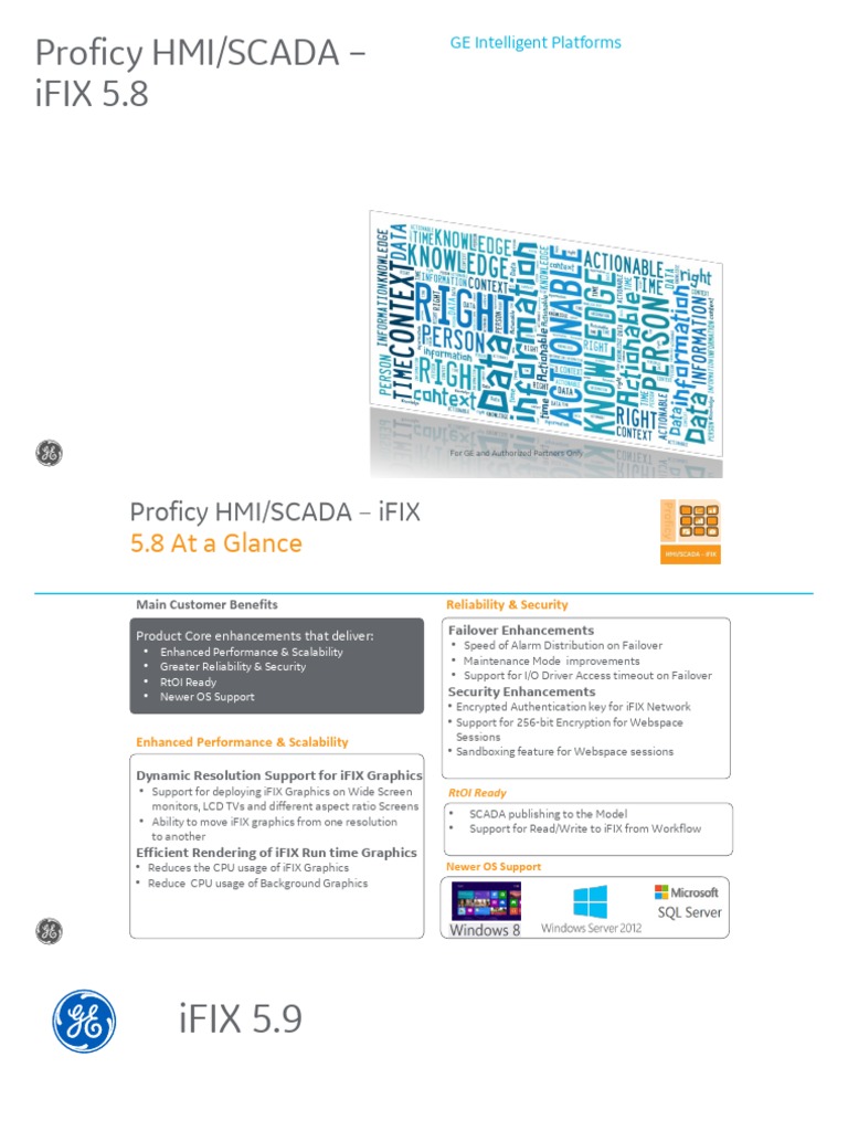 Proficy HMI/SCADA - iFIX 5.8: GE Intelligent Platforms | PDF | Scada ...