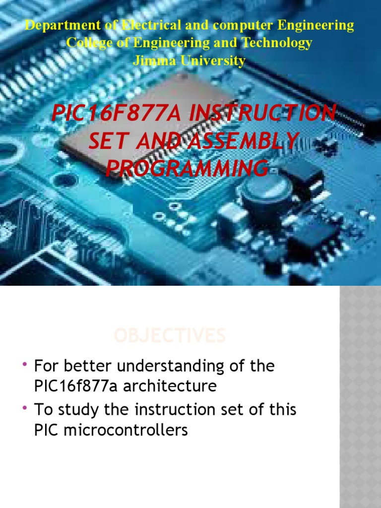 Chapter 2.2 4pic16f877 Instruction Set Programming | PDF | Microcontroller | Information Age