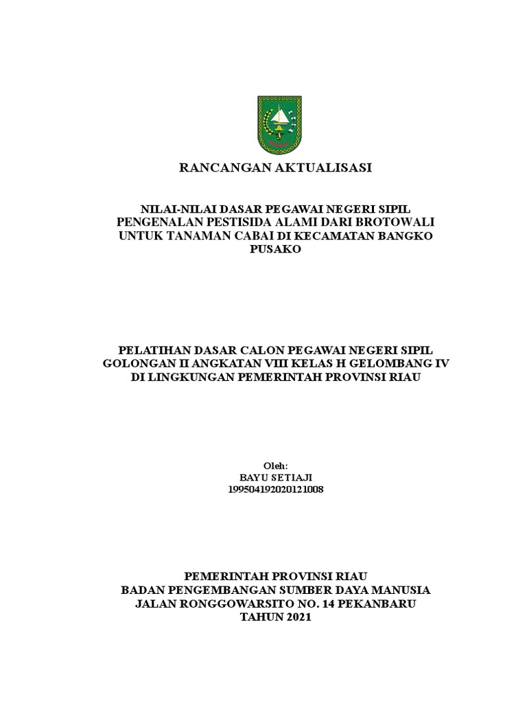 Bayu Setiaji | PDF