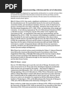 Eisner's Model | PDF | Curriculum | Teachers