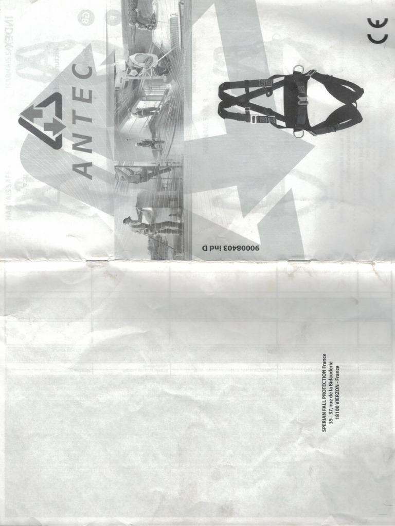 Antec - Arnês - Manual de Instruções (PT) (EN) | PDF