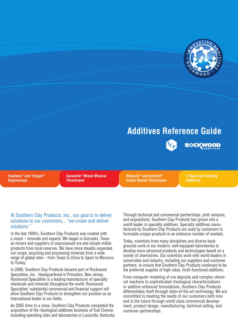 Addtives Reference Guide | PDF