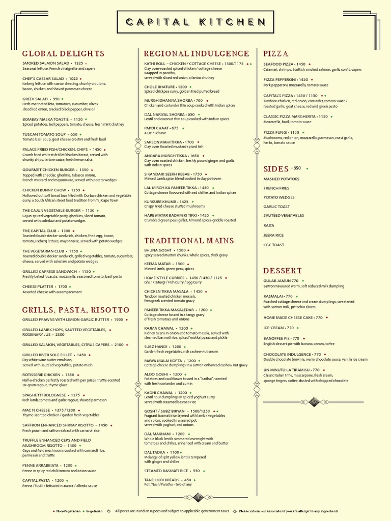 Capital Kitchen - April 2021 | PDF | Curry | Dumpling