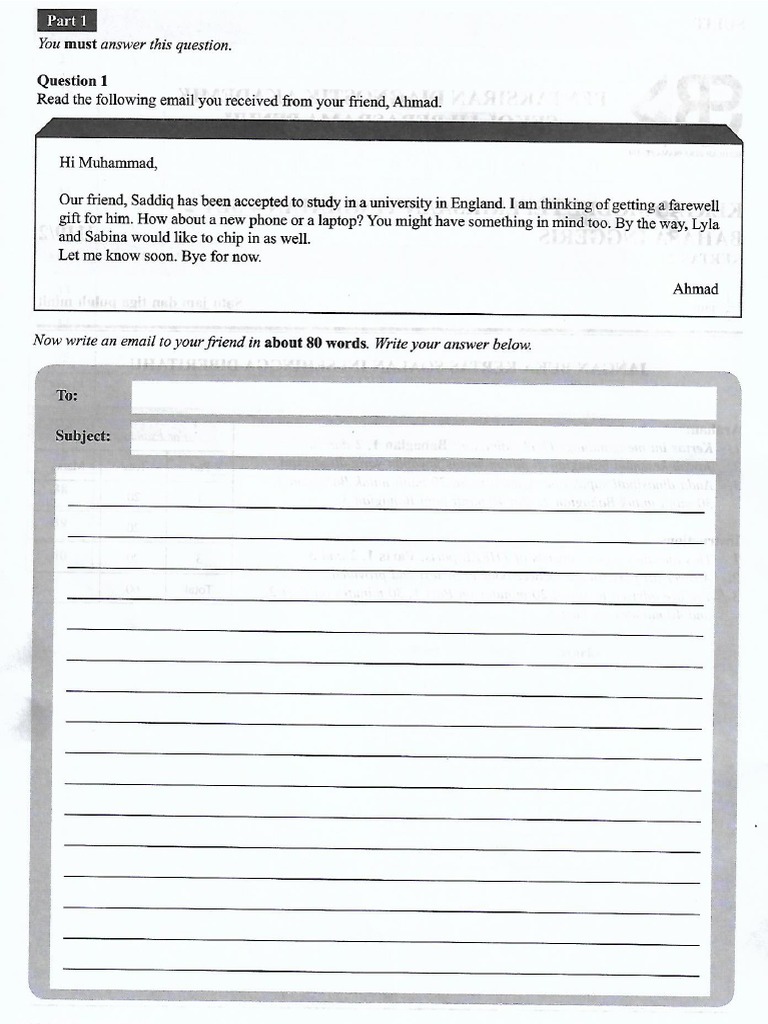 Paper 2 Part 1 | PDF