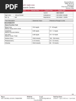 Lal Pathlabs Report | PDF | Medical Specialties | Blood