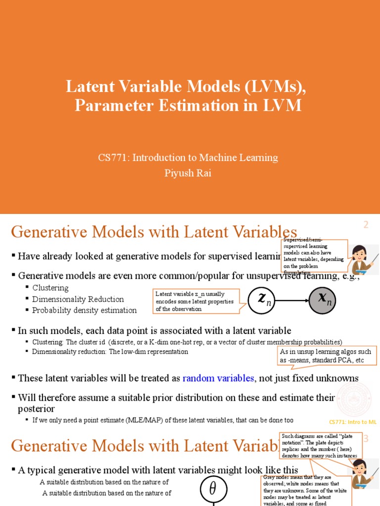 Generative Latent Variable Models | PDF | Probability Distribution ...