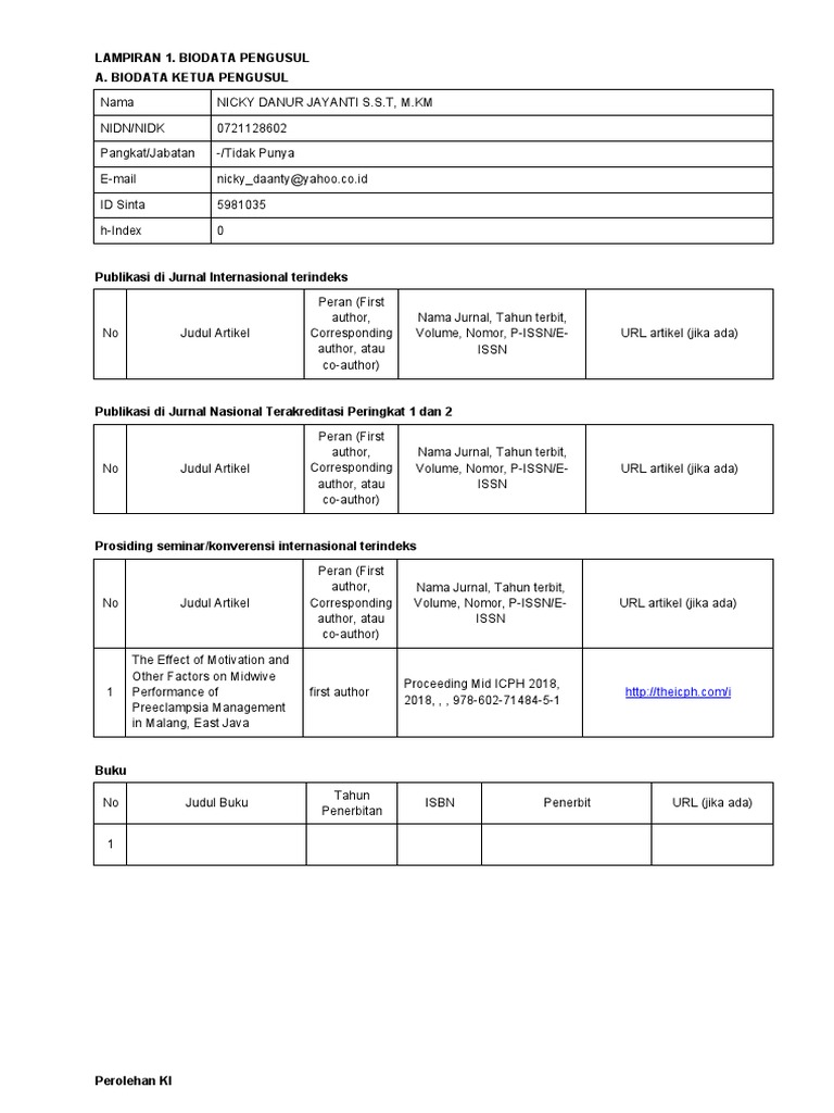 Lampiran 1 Ike Dan Om Preng | PDF