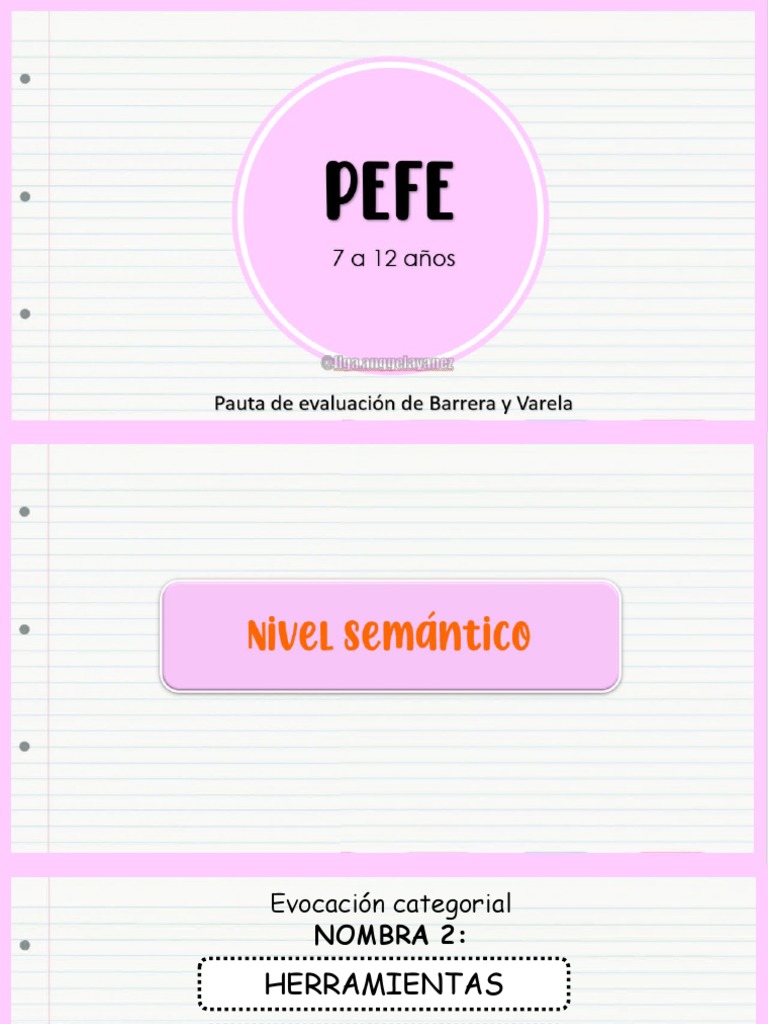 PEFE 7 A 12 Años | PDF