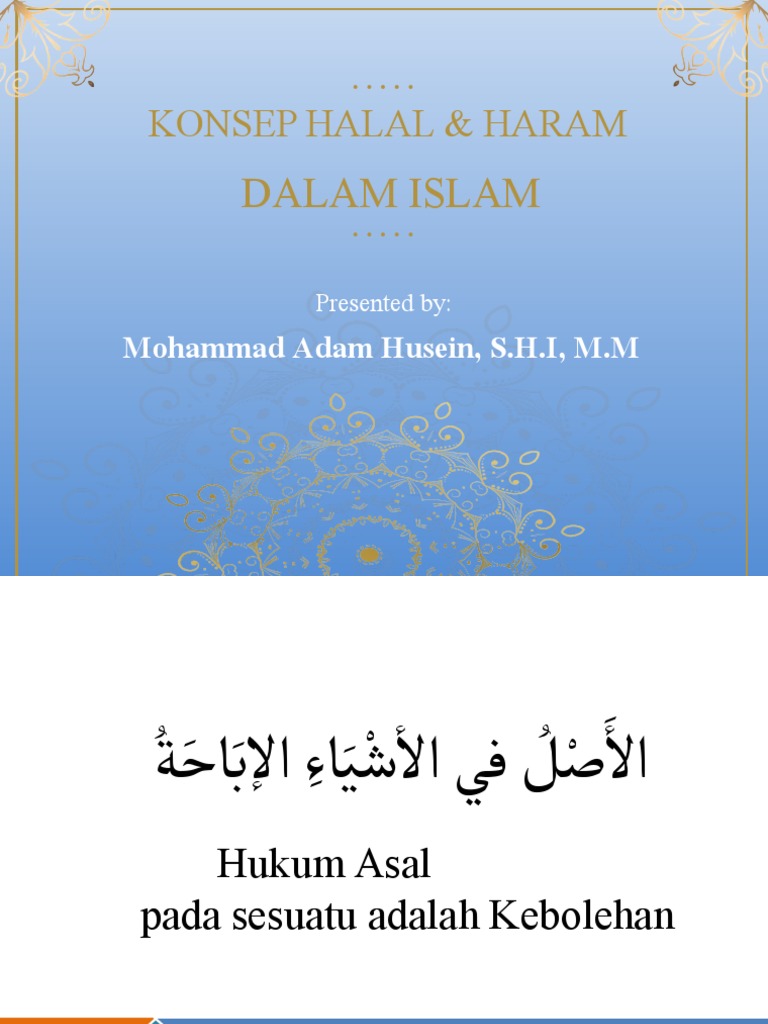 Konsep Halal dan Haram dalam Islam | PDF