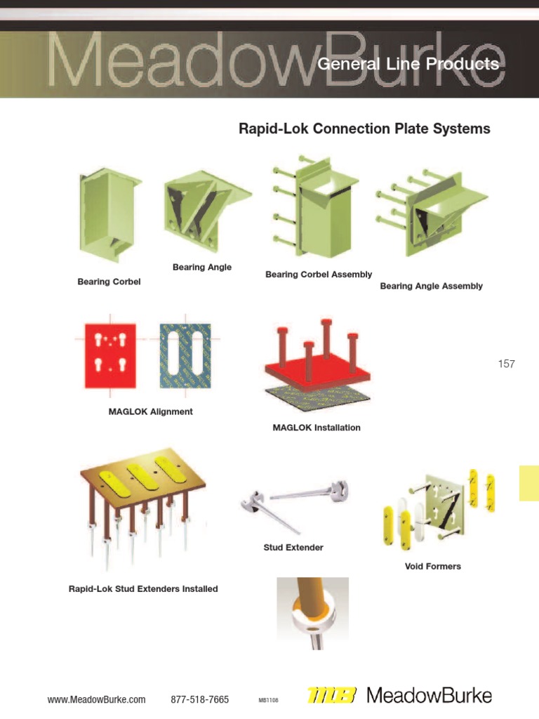 General Line Products: Rapid-Lok Connection Plate Systems | PDF ...