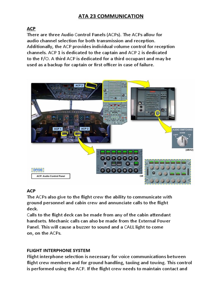 ATA 23 Notes 2 | PDF | Electronics | Information And Communications ...