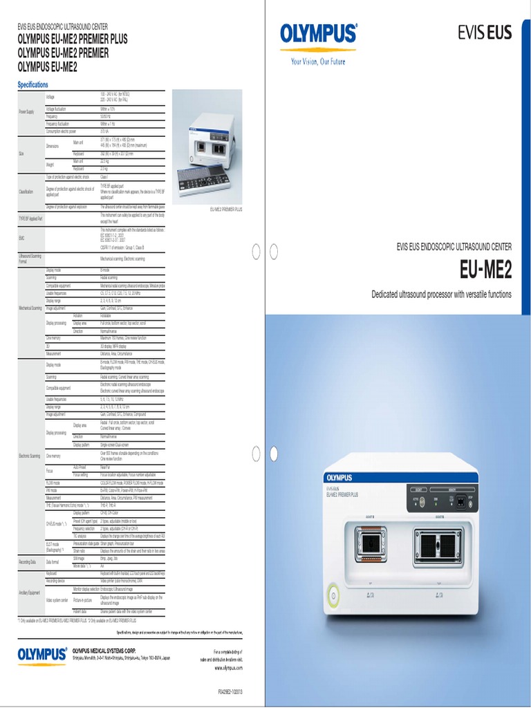 EU-ME2: Olympus Eu-Me2 Premier Plus Olympus Eu-Me2 Premier Olympus Eu ...