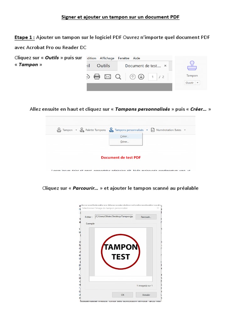 Signer et Tamponner un PDF Facilement | PDF
