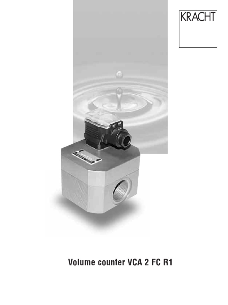 Flödesmätare VCA_02_FC_Kracht_eng | PDF | Gear | Bearing (Mechanical)