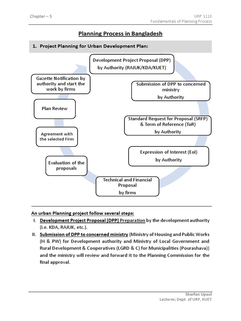 Planning Process Bangladesh | PDF | Policy | Economies
