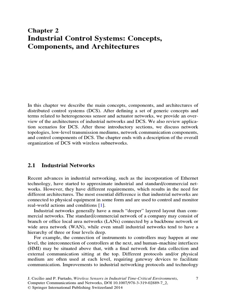 Industrial Control Systems: Concepts, Components, and Architectures ...
