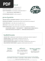 Sweetgreen Menu Highlights and Options | PDF | Salad | Cuisine