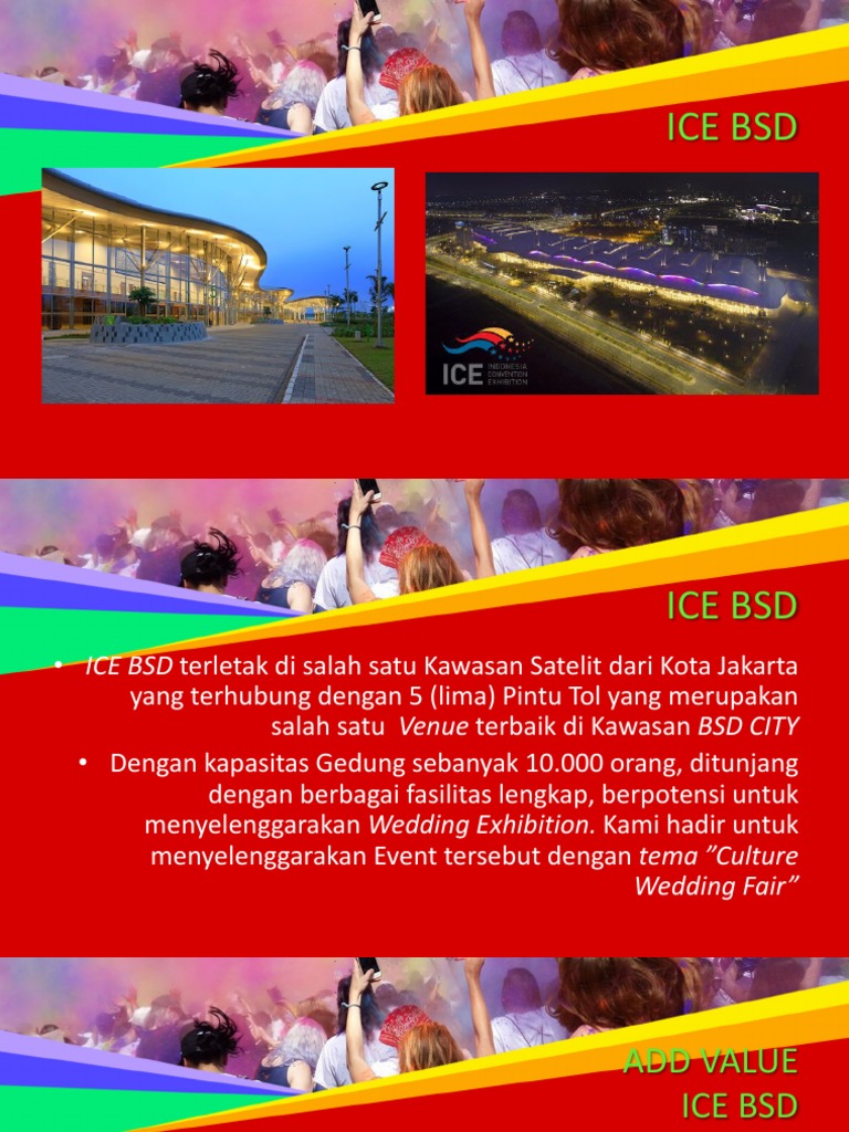Kapasitas ICE BSD untuk Wedding Expo | PDF | Seni
