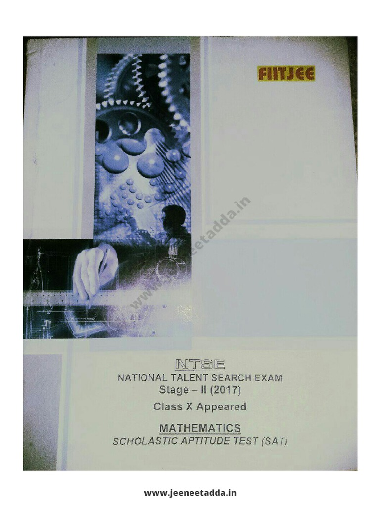 Fiitjee NTSE Mamthematics Module | PDF