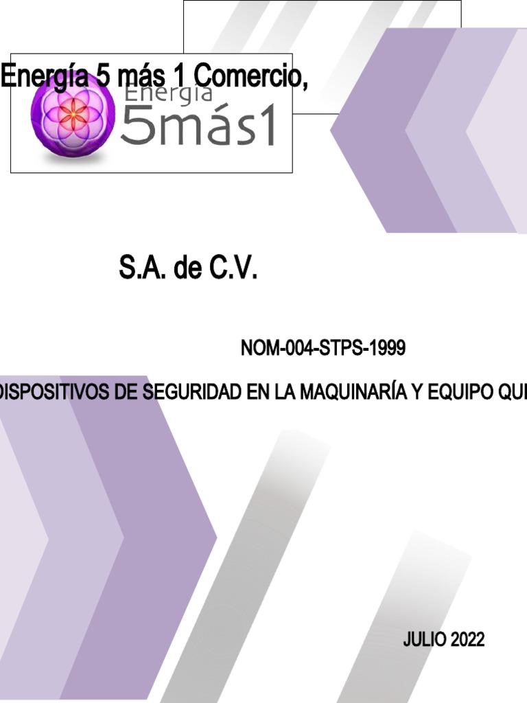 Nom 004 STPS 1999 | PDF | Riesgo | Lesión