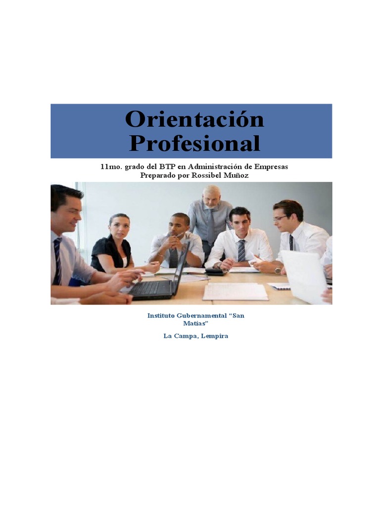 Libro Orientacion Profesional 2021 | PDF | Desempleo | Análisis FODA