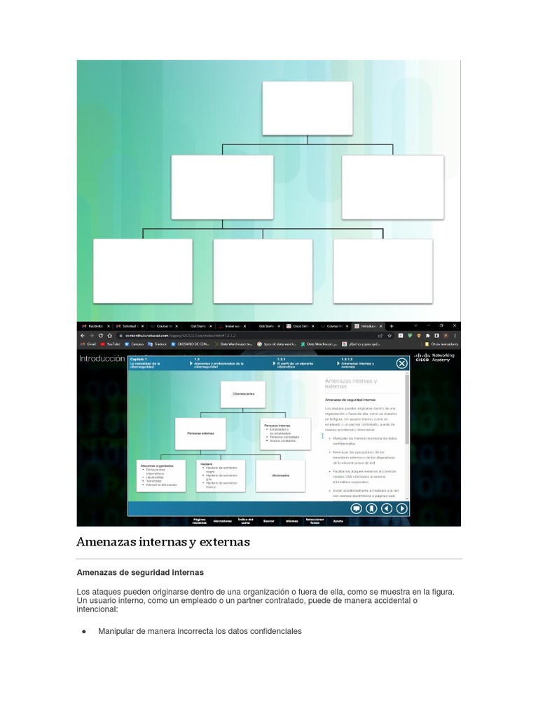 Amenazas Internas y Externas | PDF | La seguridad informática | Seguridad