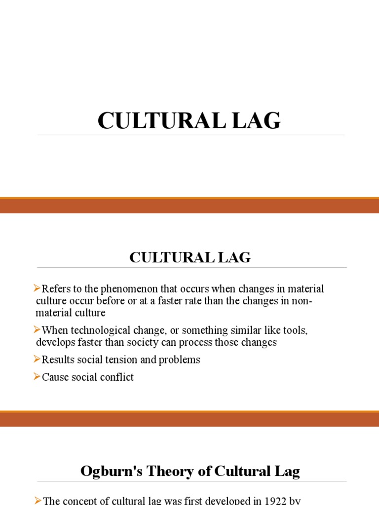 Cultural Lag | PDF
