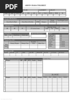 Gamma World Character Sheet | PDF | Role Playing | Entertainment