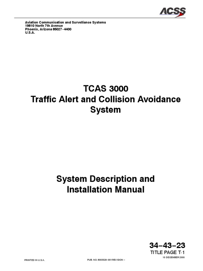 Tcas 3000 | PDF | Computing | Aviation