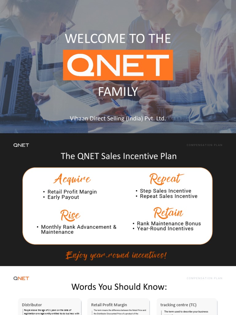 En - QNET Compensation Plan Training Vihaan 2 July 2022 | PDF | Sales ...